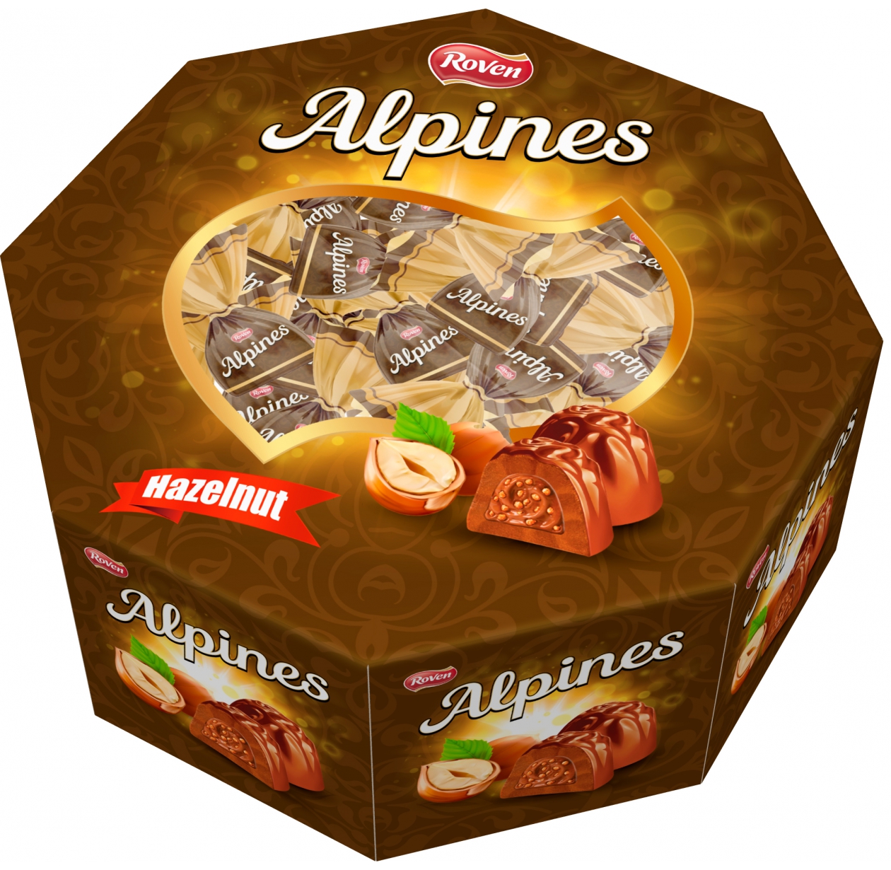 Ürünler / FINDIK AROMALI KREMA DOLGULU PİRİNÇ PATLAKLI SÜTLÜ ÇİKOLATA